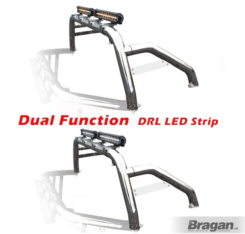Roll Bar + 17" Night Blazer LED Light Bars To Fit Nissan Navara D40 ...