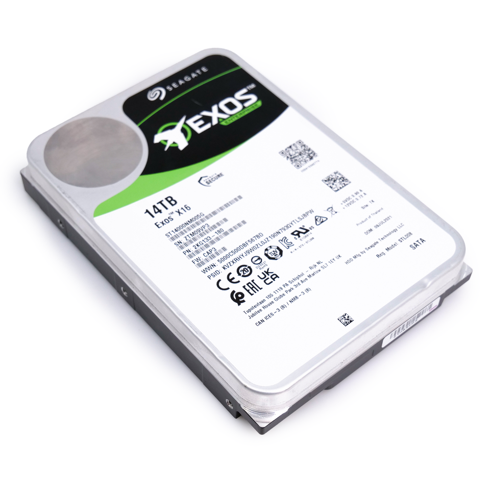 Seagate Exos X16 14TB 7.2K RPM SATA 6Gb/s 3.5" Enterprise HDD ...