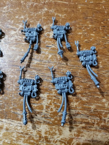 Warhammer 40k AdMech Skitarii Bits SVR Vanguard Ranger Backpacks x9 | eBay