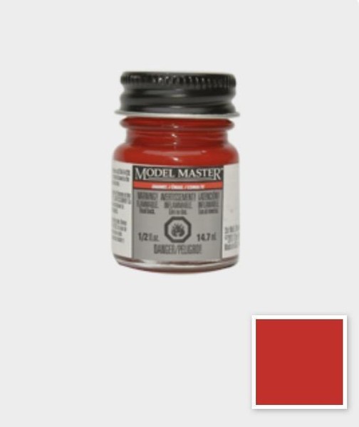Testors 2732 Car Enamel Paint 1/2 Oz CHRYSLER Engine Red Model Master ...