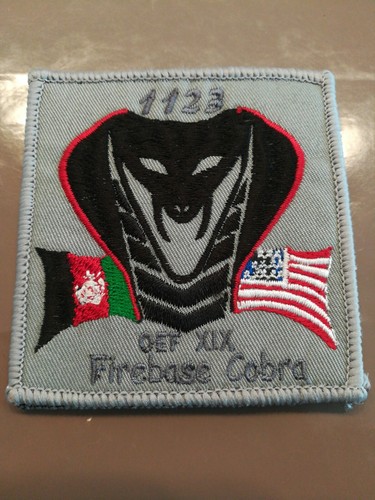 US SPÉCIAL FORCES 1123 OEF XIX FIREBASE COBRA | eBay