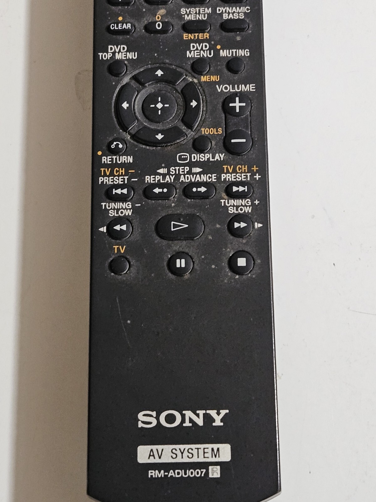 Original Sony AV System Remote Control HCD-HDX277WC HCD-HDZ278 RM ...