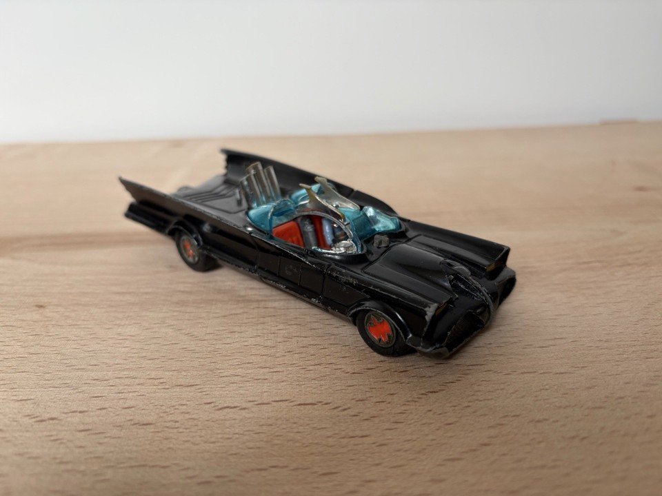 Vintage Batmobile Corgi 267 Red Bat Hubs Car Batman Original With ...
