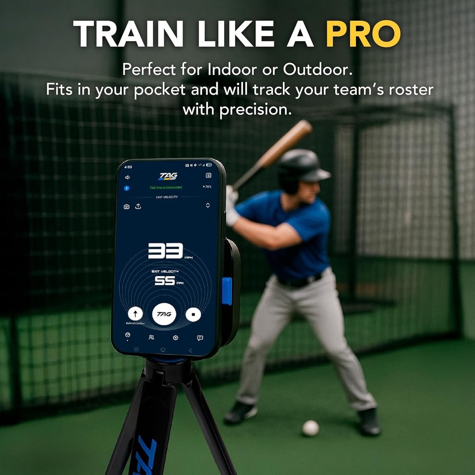 TAG One Sports Radar (120 Ft Range) – Radar Speed Gun with Real-Time ...