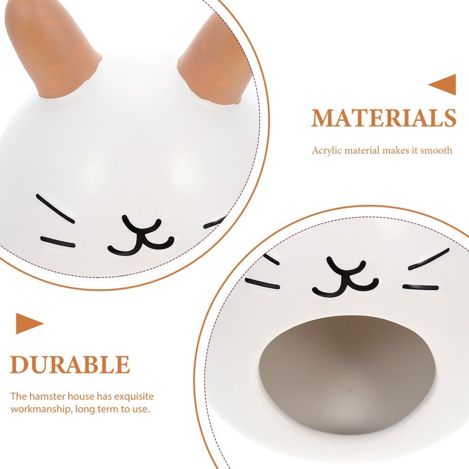 Guinea Pig House Guinea Pig Hide Nest Summer Rat House Hamster Cooling ...