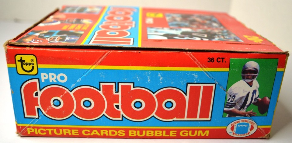 1979 TOPPS FOOTBALL WAX PACK BOX UNOPENED 36 PACKS UNSEARCHED ...