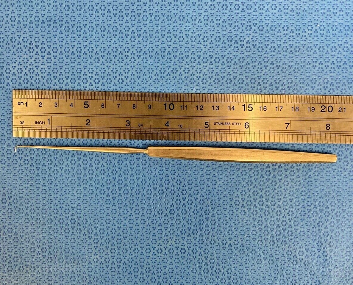 V. Mueller NL2400 Adson Dural Hook Sharp 3mm 90° Tip Neurology ...