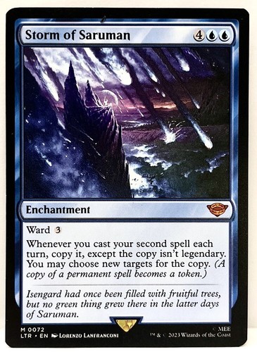 MTG Storm of Saruman The Lord of the Rings: Tales of Middle-earth #0072 ...
