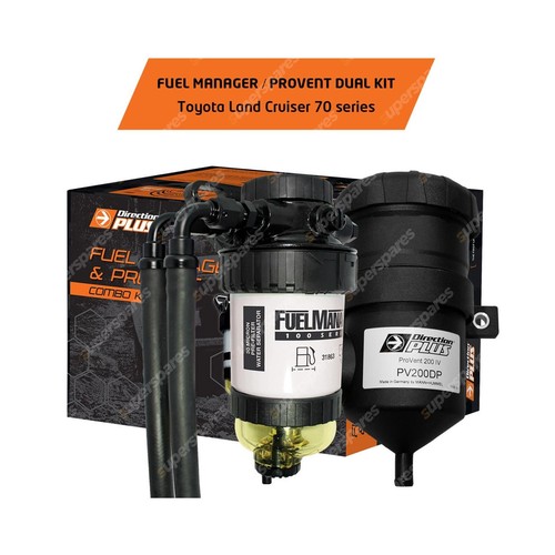 Direction Plus Fuel Manager Pre-Filter + ProVent Dual Kit for ...