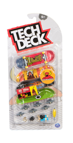 Tech Deck Deluxe 4 Pack (M35) DC, Revive, Toy Machine FREE J&J'S ...