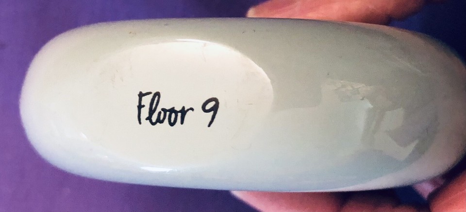 FLOOR -9 Flask Discreet Round Screw Cap Whiskey Carrier Enameled Mint /Gold 5 Oz | eBay