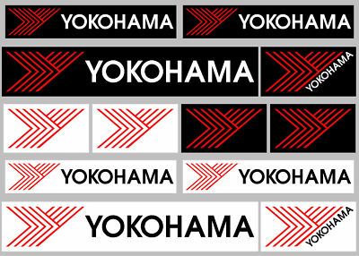 YOKOHAMA Stickers/Decals - 12 High Quality Printed and Cut Stickers | eBay