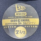 New Era 56 Fifty Navy Fitted 7.5 Cap Hat with Bill Sticker Adult Unisex ...