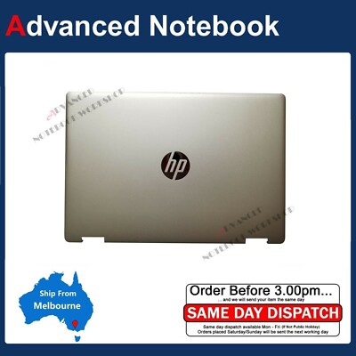 Silver Top Case casing for HP 14-DH Touch Screen Back Cover L52879-001 ...