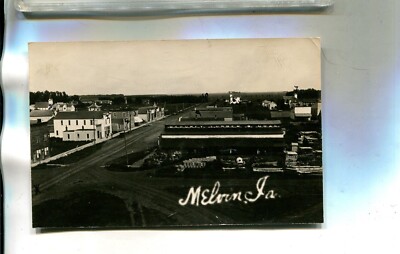 MELVIN IOWA STATE BANK REAL PHOTO POSTCARD 1518S | eBay