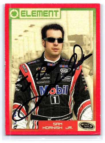Sam Hornish Jr. Signed Autographed Card 2010 Wheels Element #19 "To Dan ...