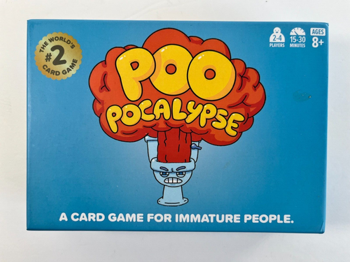 Poo Pocalypse Card Game - The Hilarious Family Party Game Pass the Poo ...