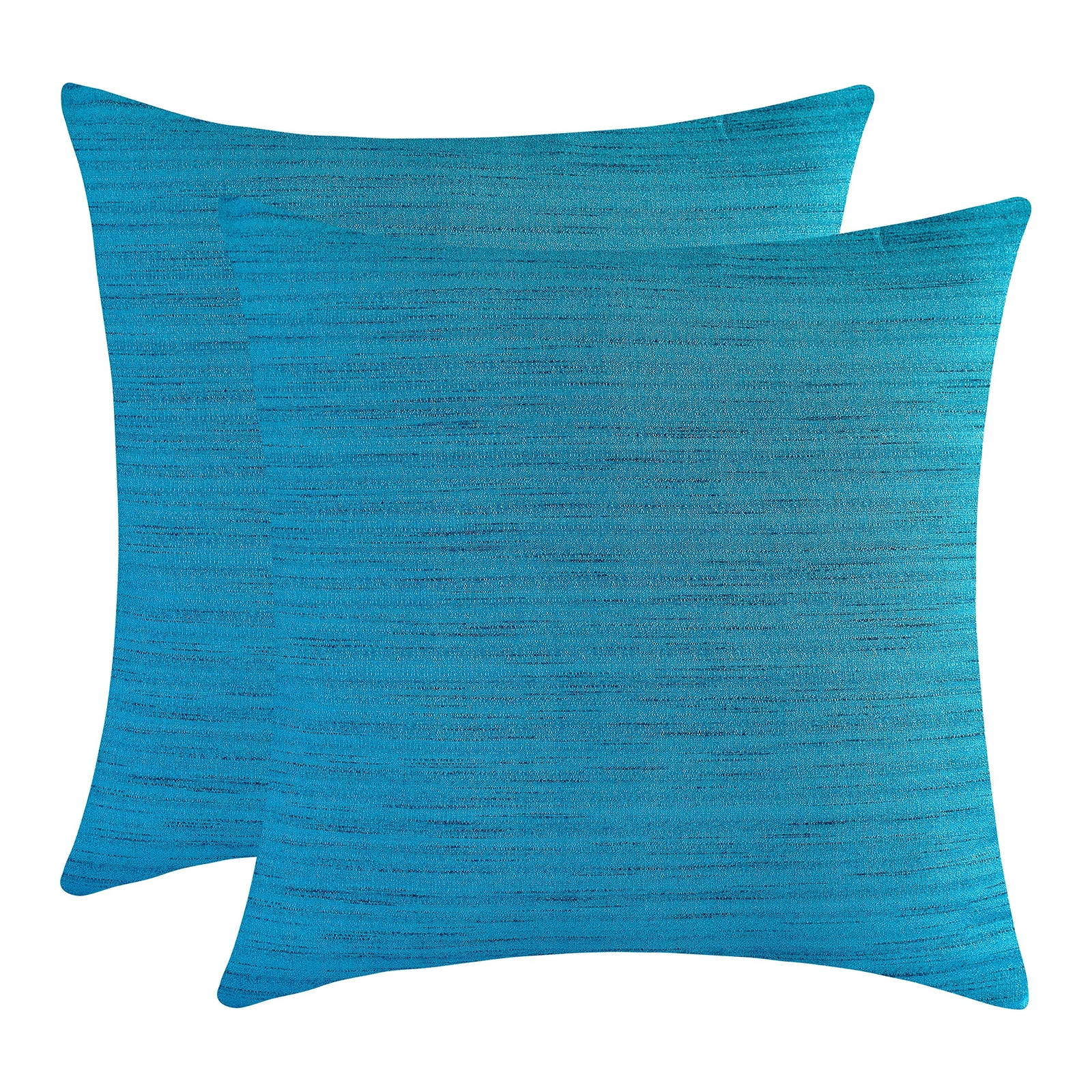 The White Petals Light Teal Throw Pillow Cover - 18x18 inch ...