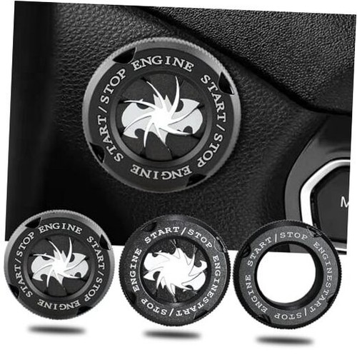 Bat Engine Start Stop Button Cover, Rotary Car Push Start Button Cover ...
