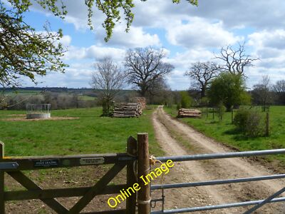 Photo 6x4 Track to the river Sherborne/SP1714 The track, also a public ...