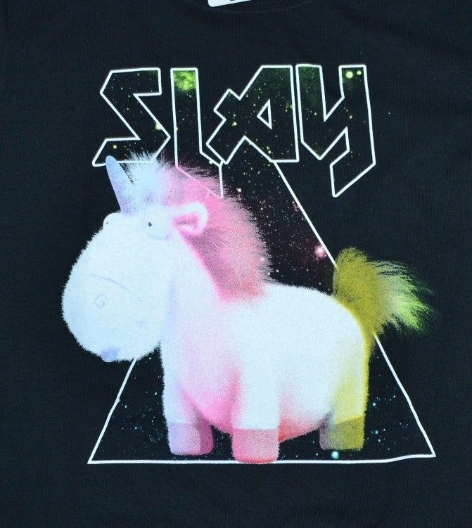 SLAY Unicorn Despicable Me Minion Made Youth Tee Officially Licensed T ...