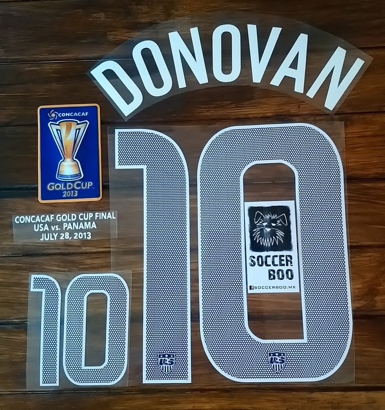USA US SOCCER DONOVAN GOLD CUP 2013 FINAL VS PANAMA NAMESET PRINT SET ...