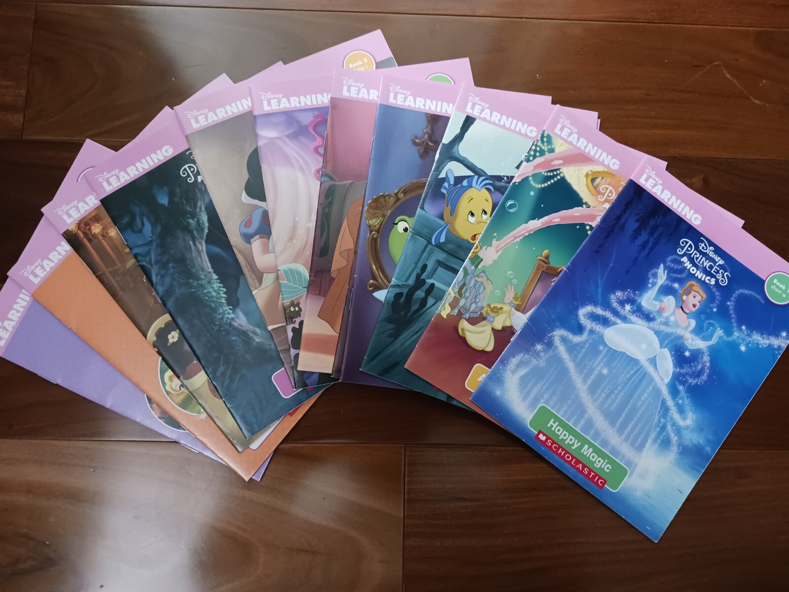 Disney Princess Phonics Reading Program Book Box Set 11 Books Level 1 ...