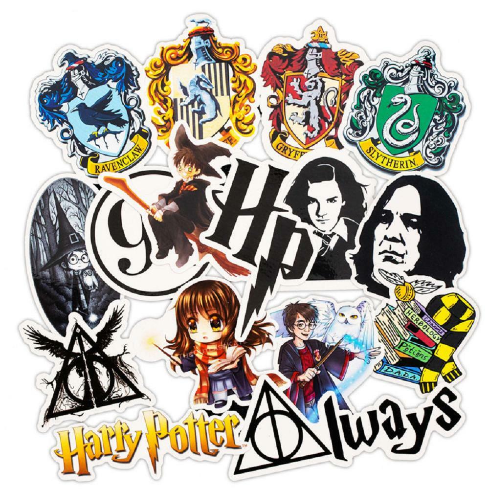 Harry Potter Stickers Skateboard Vinyl Laptop Luggage Decal Hydro Flask ...