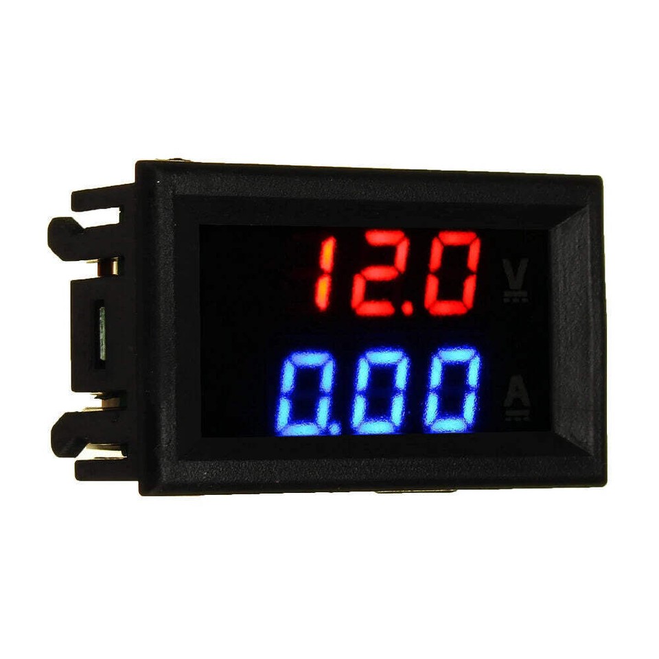 Mini Digital Voltmeter Ammeter DC 100V 10A Voltmeter Current Meter ...