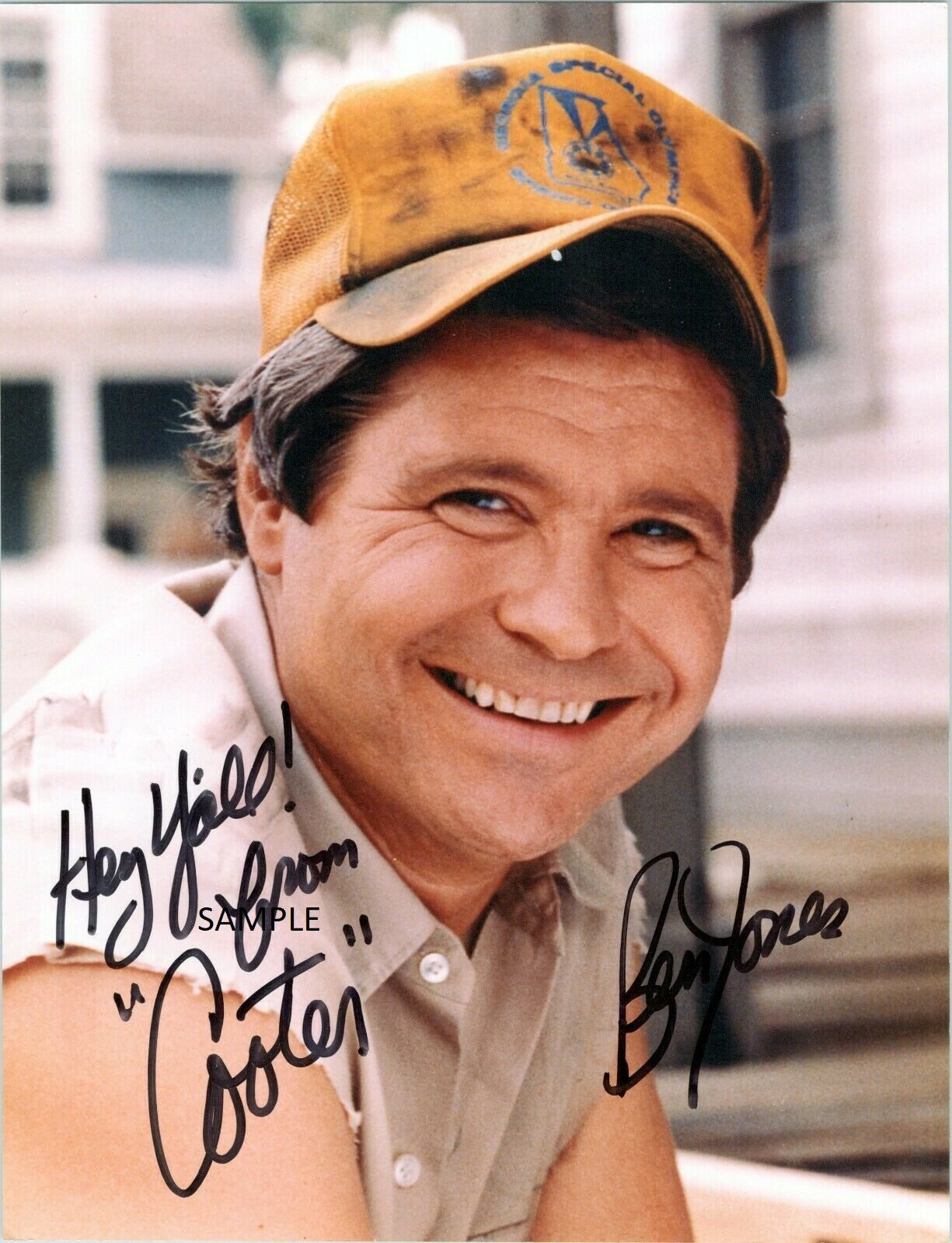 BEN JONES REPRINT 8X10 AUTOGRAPHED SIGNED PHOTO MAN CAVE GIFT DUKES OF ...