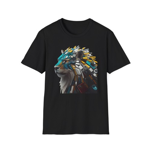 Tech Lion 2 Unisex Softstyle T-Shirt | eBay