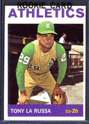 TONY LARUSSA ~ 1964 Topps Baseball Rookie Card RC #244 ~ Grade: NM ...