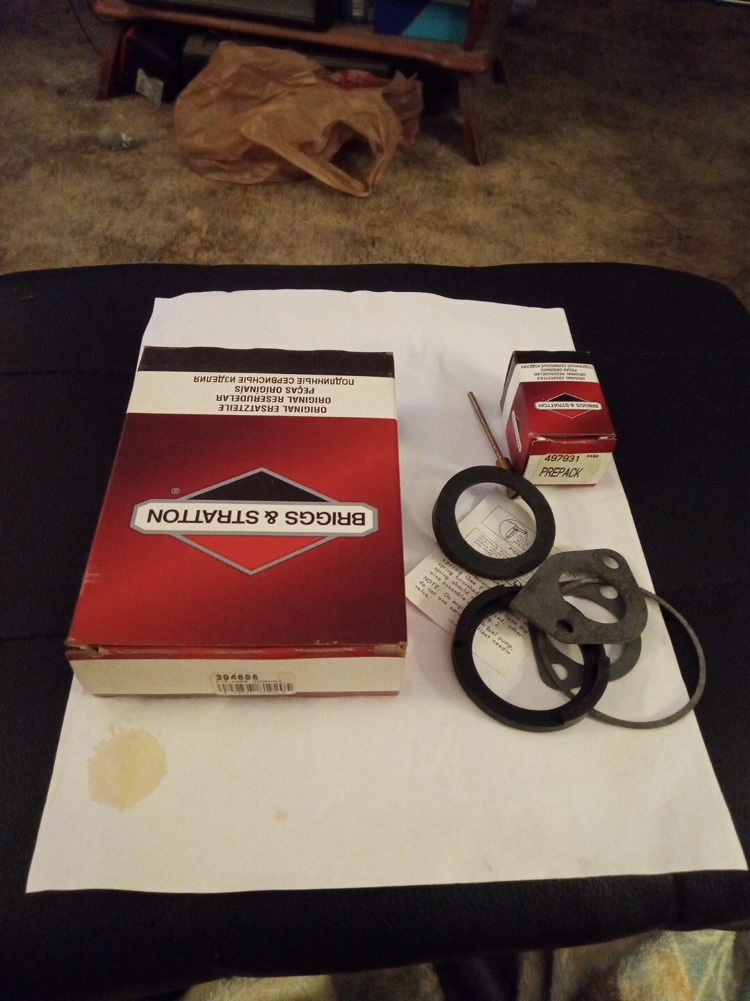 Briggs And Stratton 394698 Carb. Overhaul Kit | eBay