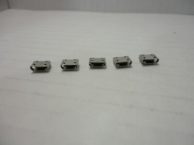 5 Pack x 5.9mm Micro Mini USB 5P 5 Pin Phone Tablet Jack Connector ...