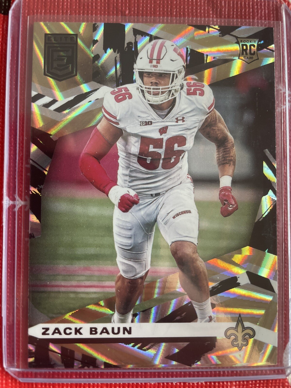 Zack Baun Razzle Dazzle Rookie Card. SSP. Donruss Elite Football 2020 ...