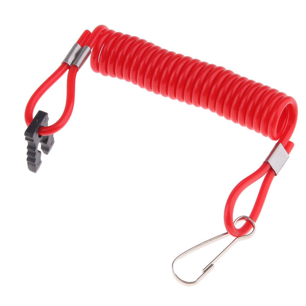 Marine Outboard Motor Stop Safety Engine Kill Switch Tether Cord for ...