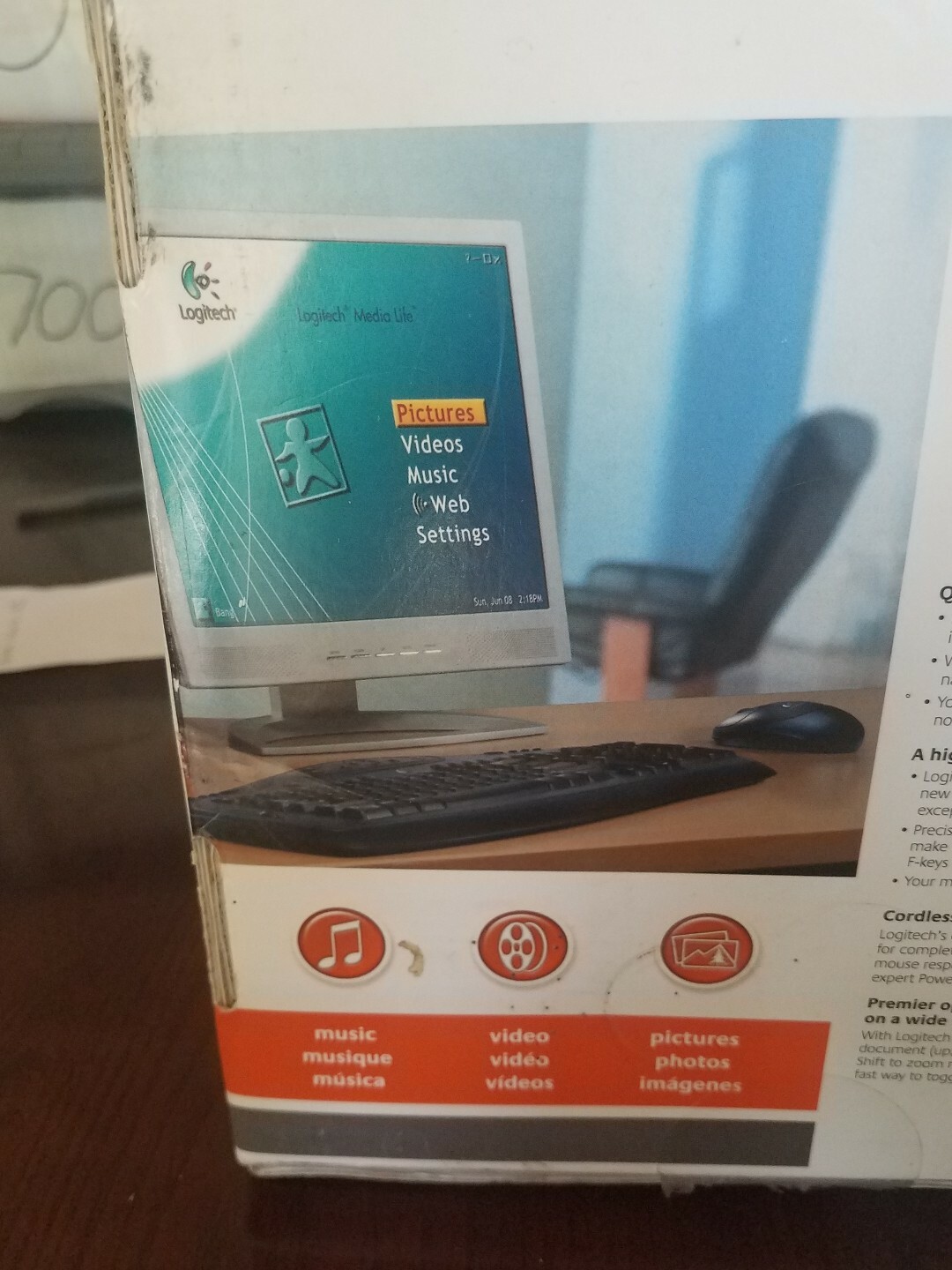 Logitech Cordless Desktop LX500- Keyboard- Connectors- Manuals and ...