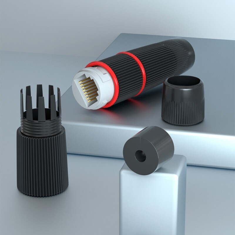 RJ45 Waterproof Connector Super Strong Tensile IP67 Ethernet Cable ...