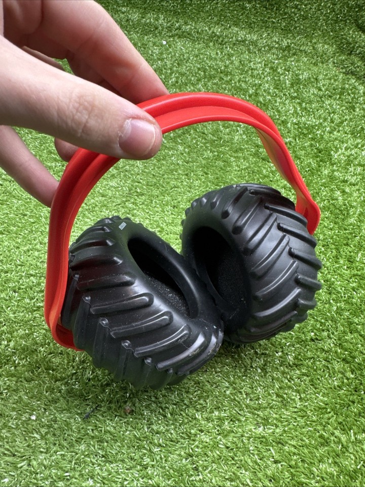 Official Monster Jam Souvenir Ear Muffs Tire Shaped Kids Hearing ...