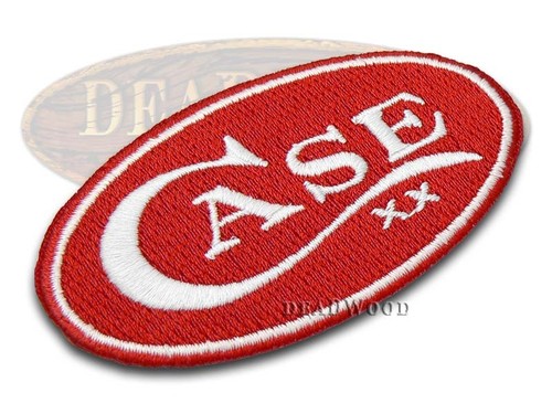 Case xx Knives Red Oval Logo Embossed Patch 1031 | eBay