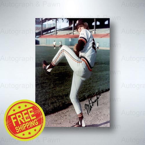 Mark Fidrych 8x10 SIGNED AUTOGRAPH RARE PHOTO SIGNATURE REPRINT FREE ...