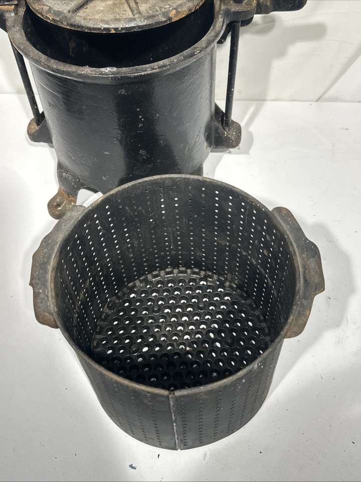 Vtg Antique Cast Iron Enterprise Sausage Stuffer Lard Fruit Juice Press ...