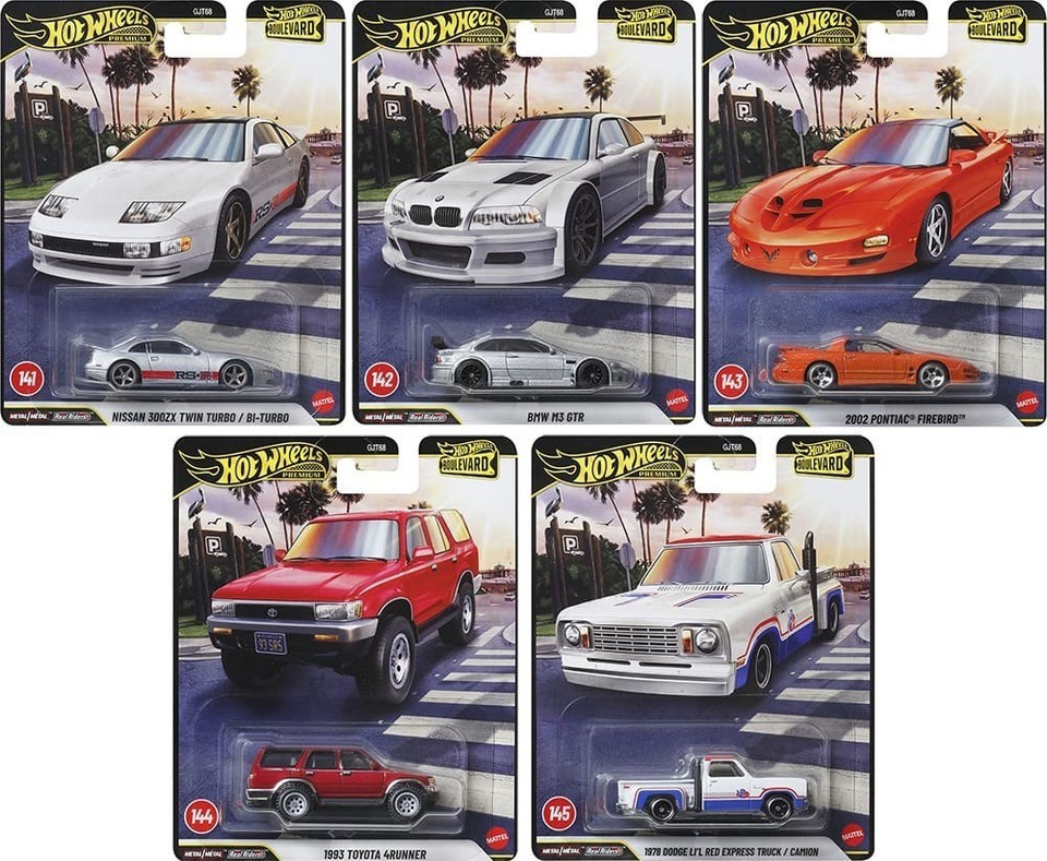 Hot Wheels Premium Boulevard 2026-F #141-145 Set of 5 (In-Stock) New ...