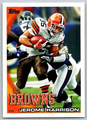 2010 TOPPS JEROME HARRISON CLEVELAND BROWNS #224 | eBay
