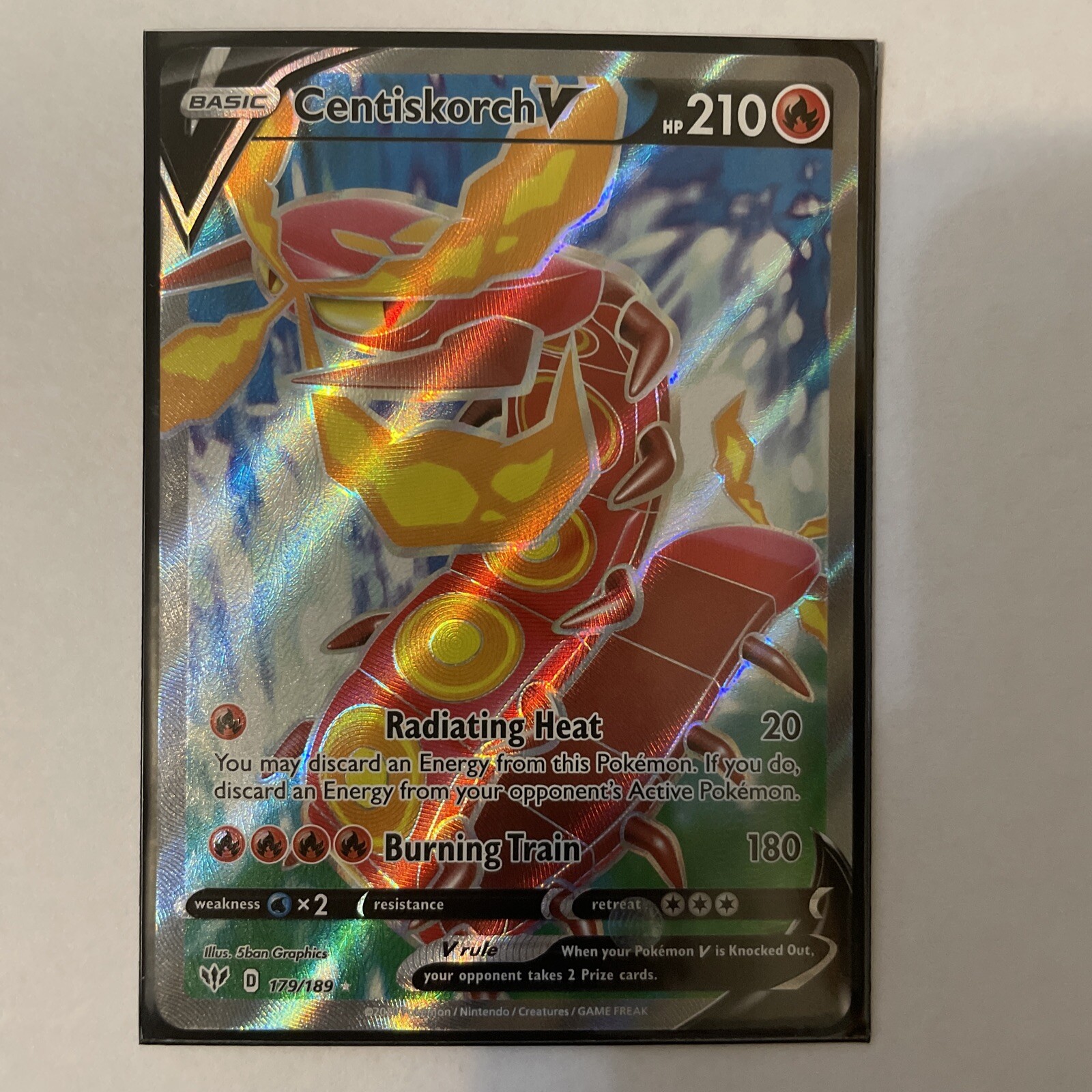 Centiskorch V 179 Full Art Darkness Ablaze Pokemon TCG Near Mint | eBay