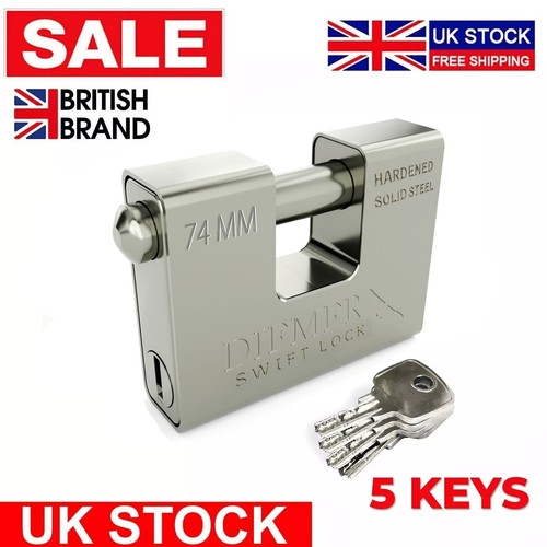 Shipping Container Lock HEAVY DUTY 74mm Padlock High Security Shutter ...
