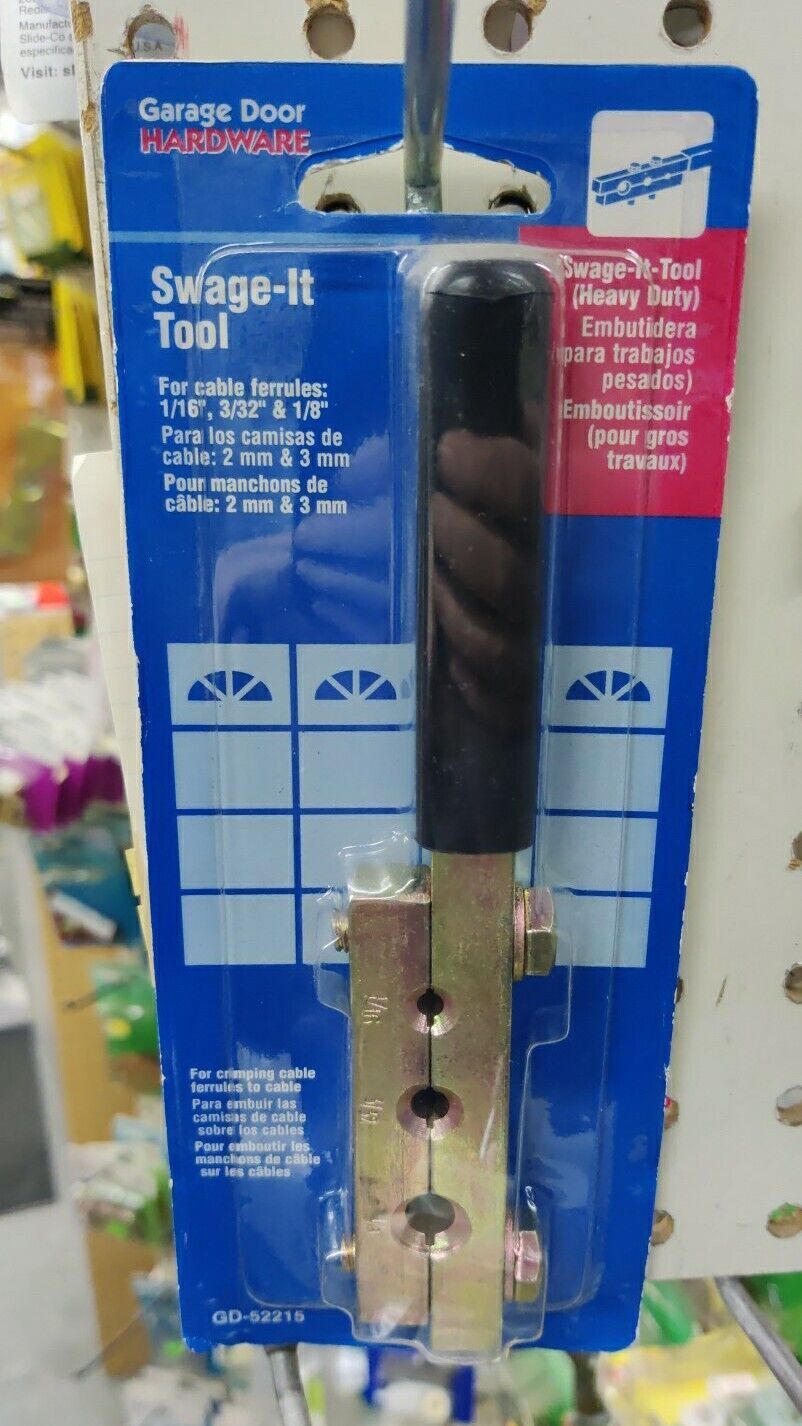 Primeline Tools Hand Swaging Tool,1/16, 3/32, 1/8 Size GD 52215 Prime ...