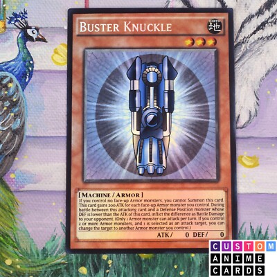 Buster Knuckle ANIME EFFECT HOLO card | eBay