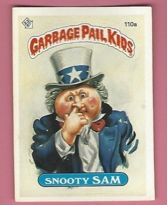 GARBAGE PAIL KIDS SNOOTY SAM CARD | eBay