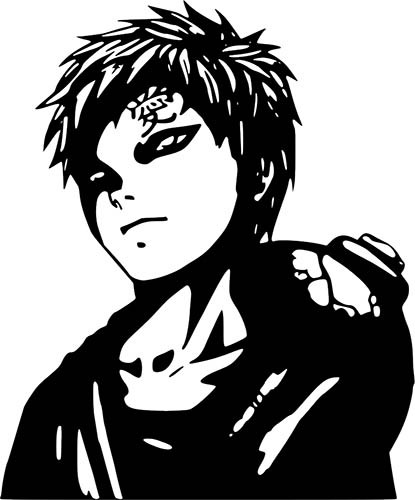 Naruto Manga Anime Gaara Decal Car Wall Window Laptop Vinyl Sticker | eBay
